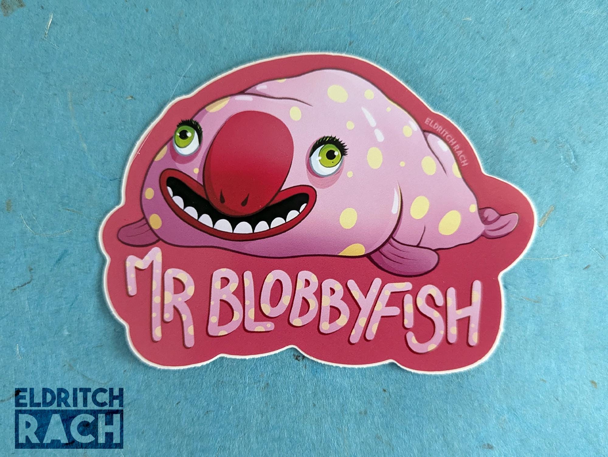 Mr Blobby Vinyl Sticker Set - Blobfish, Blobbinatrix, Kaiju ...