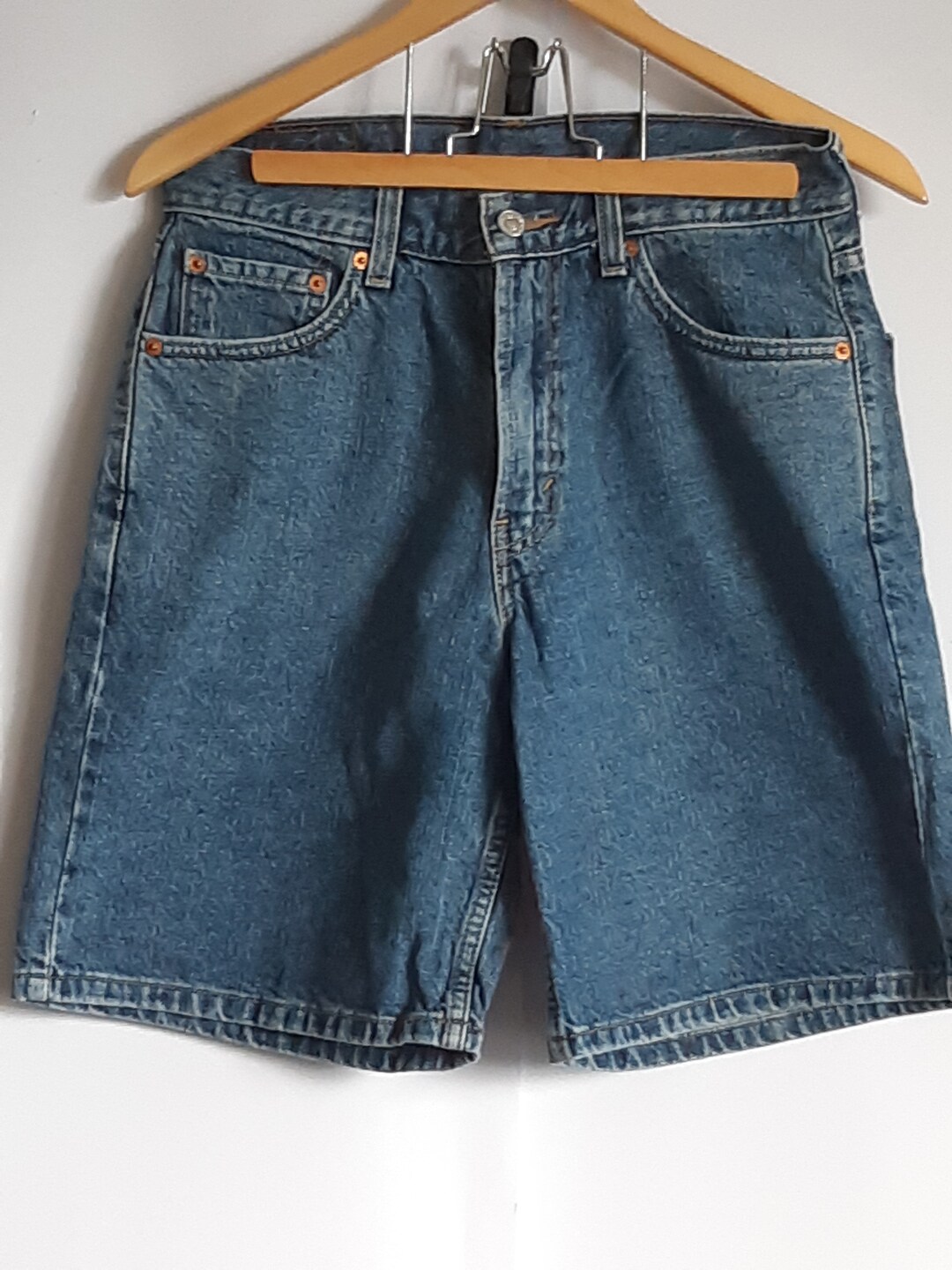 Vintage Men's Blue Jeans/ With Metal Button Jeans/ With - Etsy
