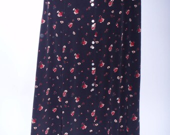 80s Skirts Women Skirts Black and Brown Skirt Maxi Skirt - Etsy Israel