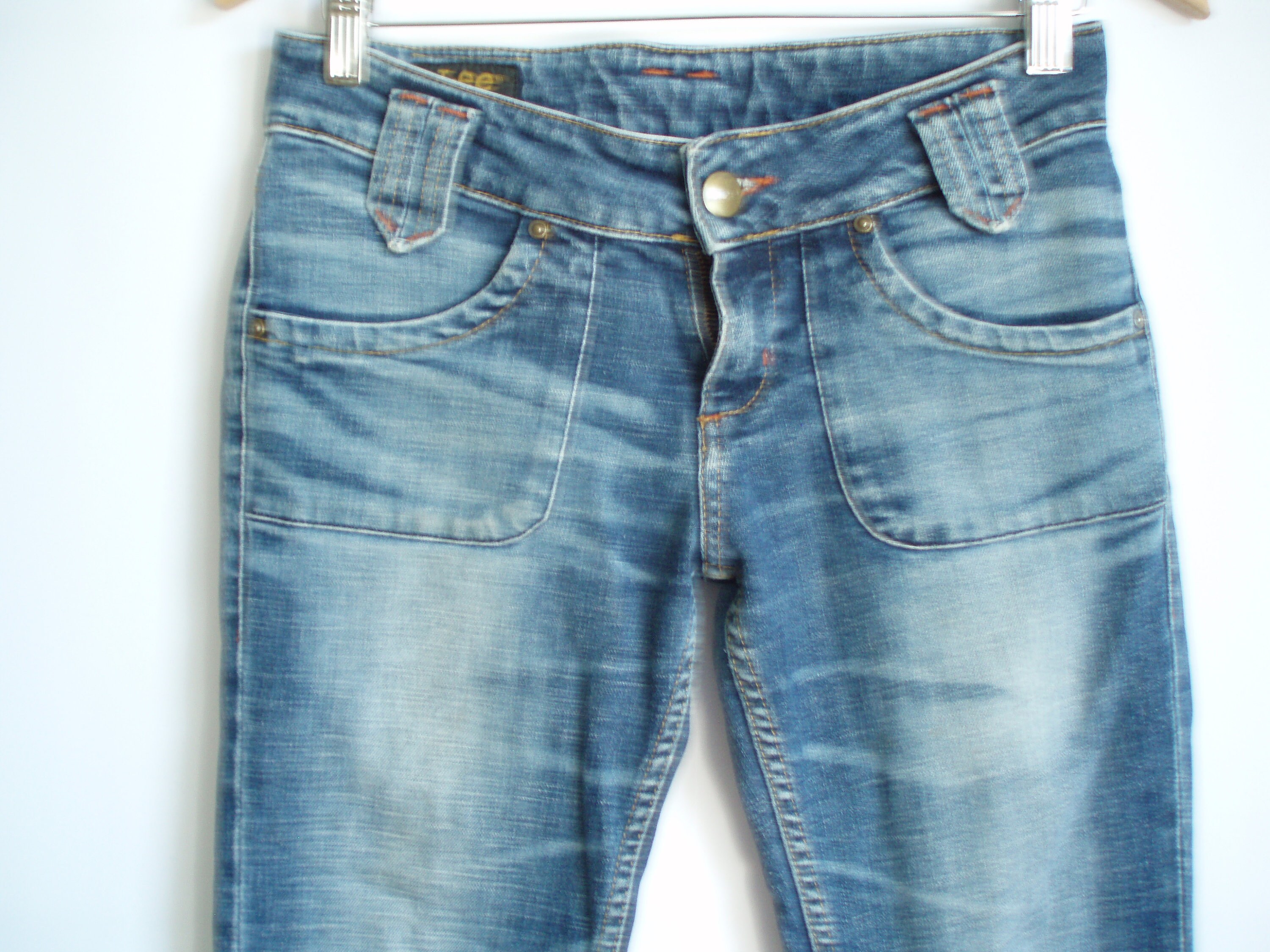 Vintage Men's Blue Jeans/ With Metal Button Jeans/ With - Etsy