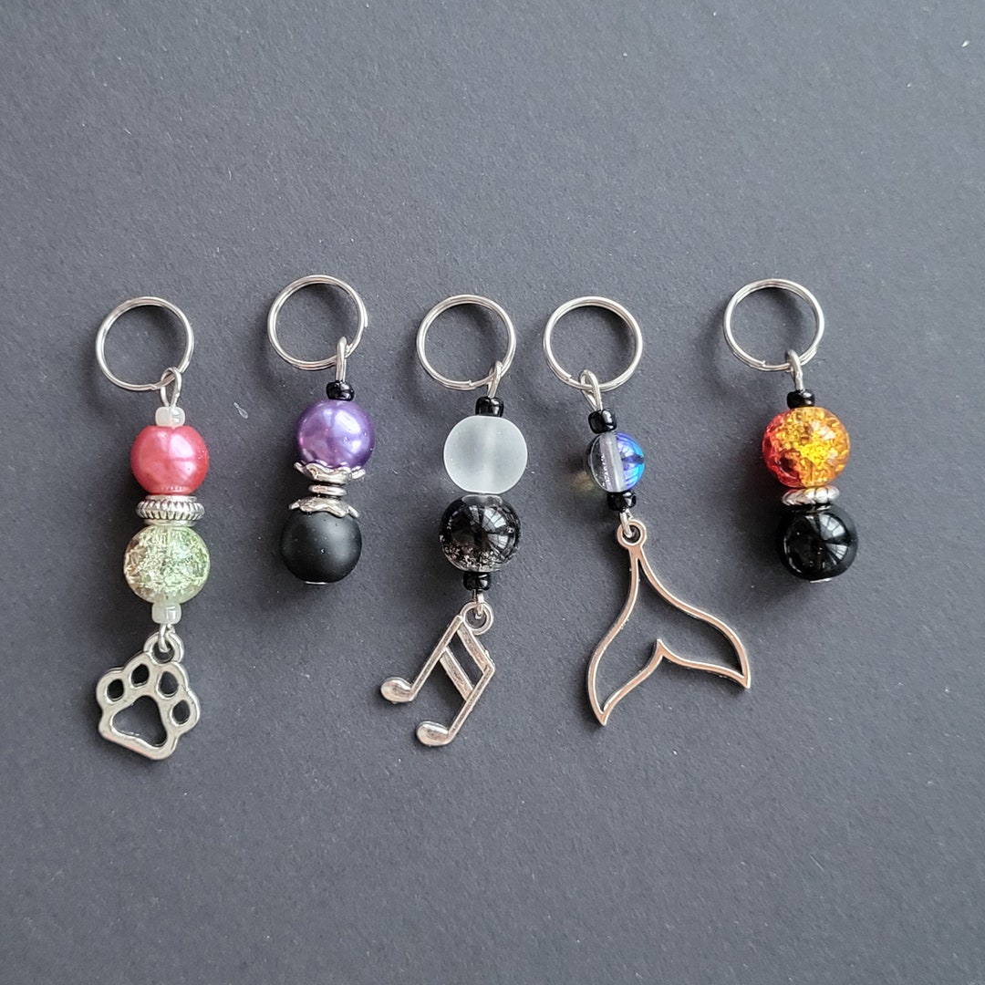 Stitch Markers Homage to the Wednesday Addams Series for - Etsy