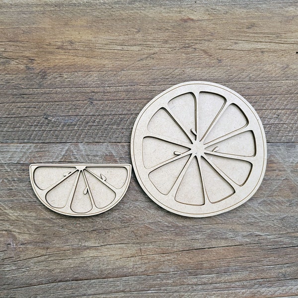 Lemon Wood Cutout - Etsy