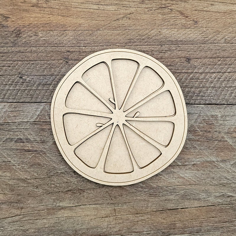 Lemon Wood Cutout - Etsy