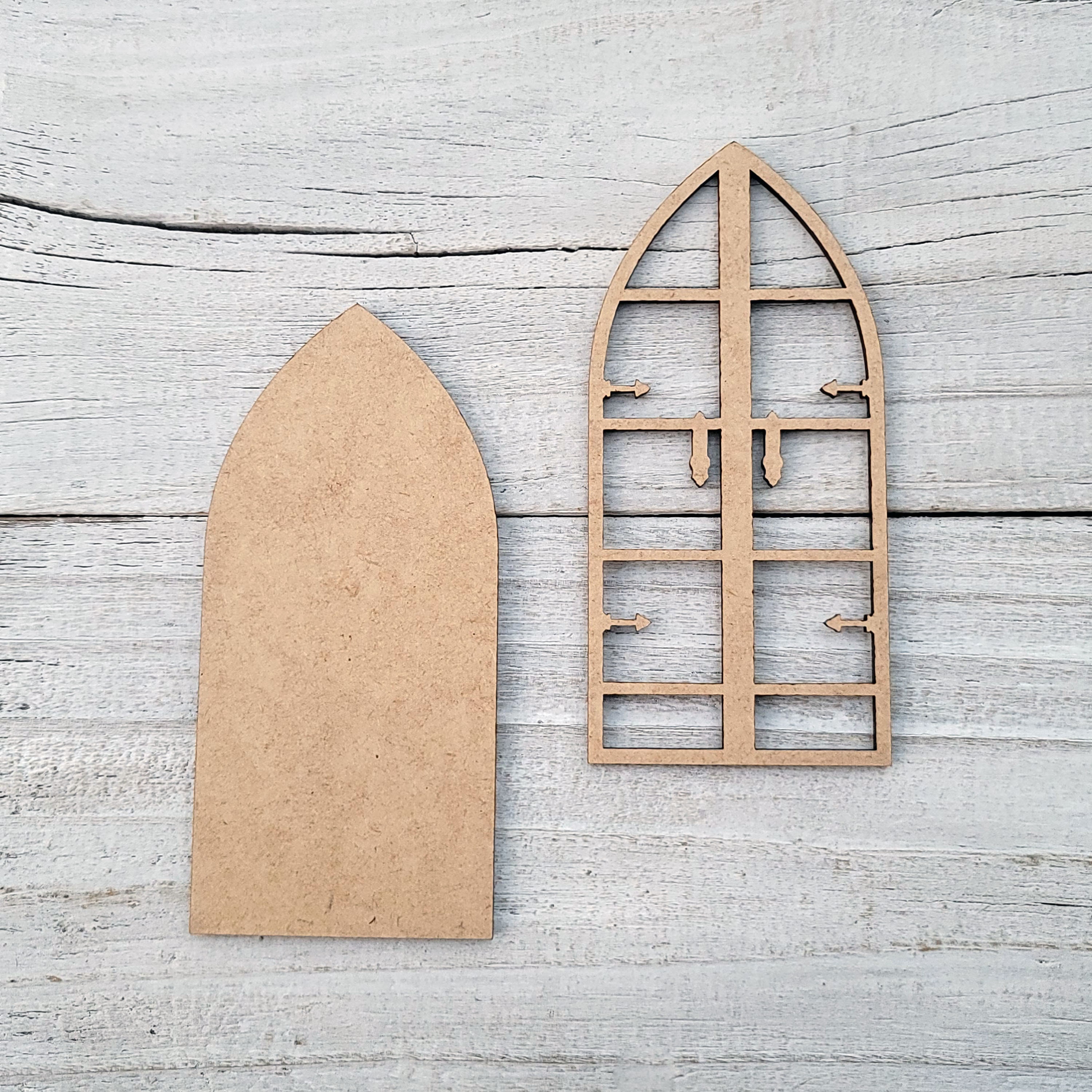 Laser Cut MDF Cathedral Door Shape - Unfinished Craft Supply - Etsy