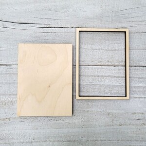 Rectangle DIY Frame Kit for Photos Resin Crafts Ornaments Picture ...