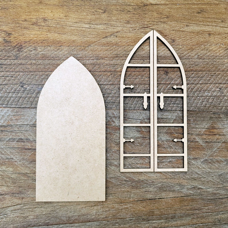 Laser Cut MDF Cathedral Door Shape - Unfinished Craft Supply - Etsy