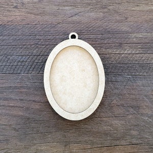 Mini Oval MDF Frame Kit: DIY Craft Shape - Etsy