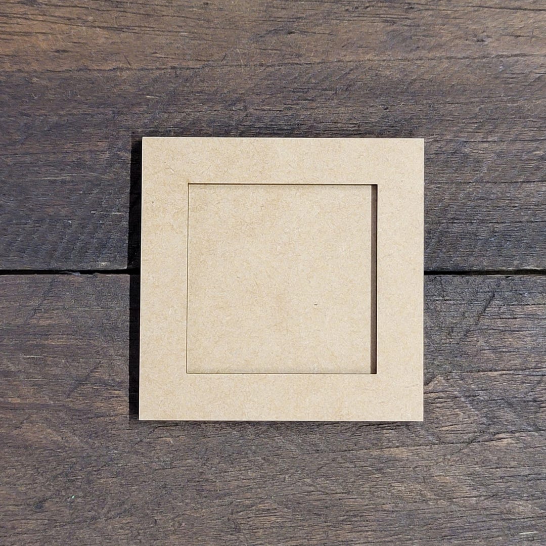 DIY Extra Wide Square Frame - Laser-cut MDF - Paint Ready - Etsy