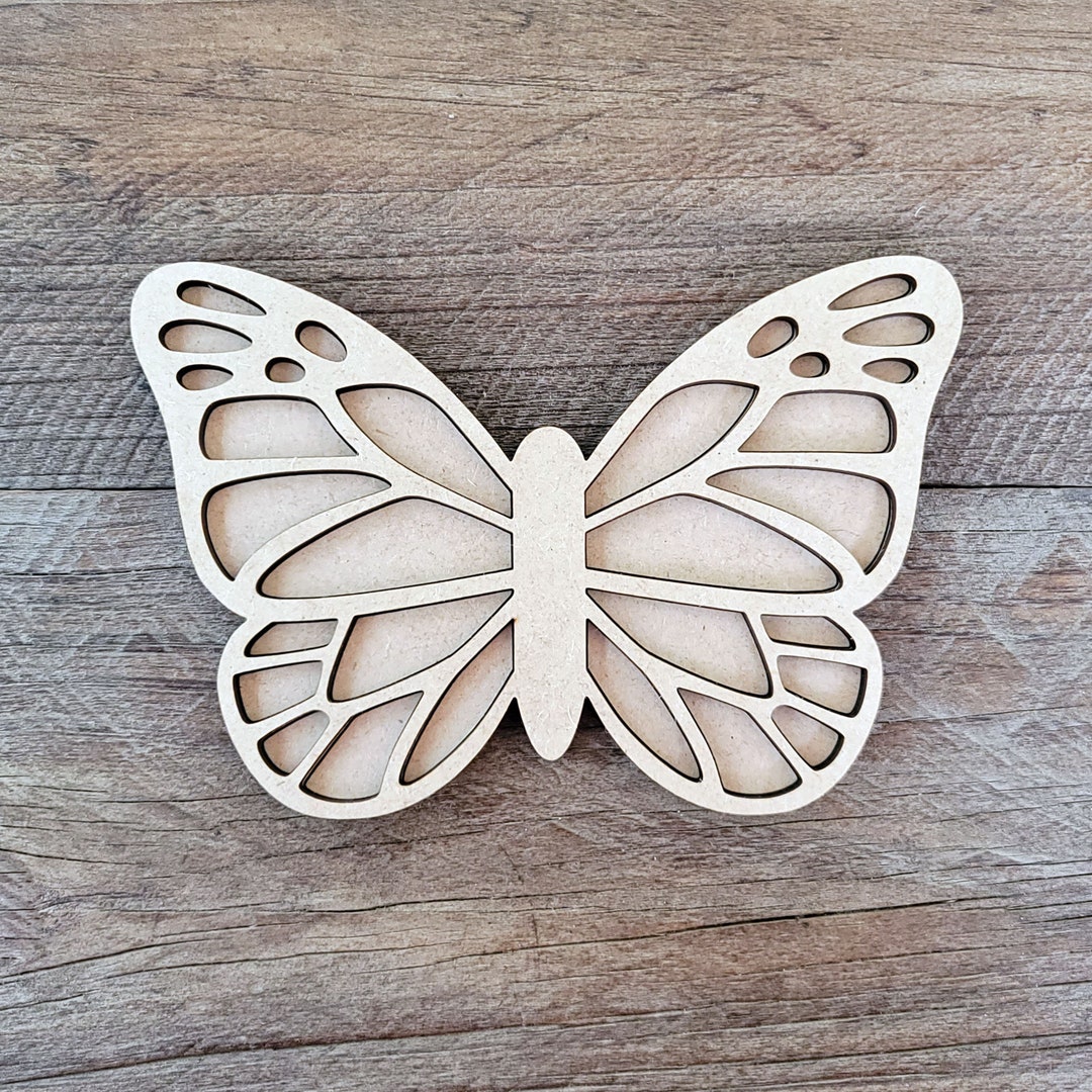 3D Butterfly MDF Shape: Craft Base for Wreaths & Decor - Etsy
