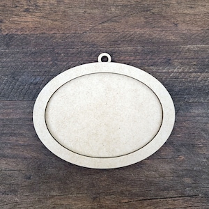 Mini Oval MDF Frame Kit: DIY Craft Shape - Etsy