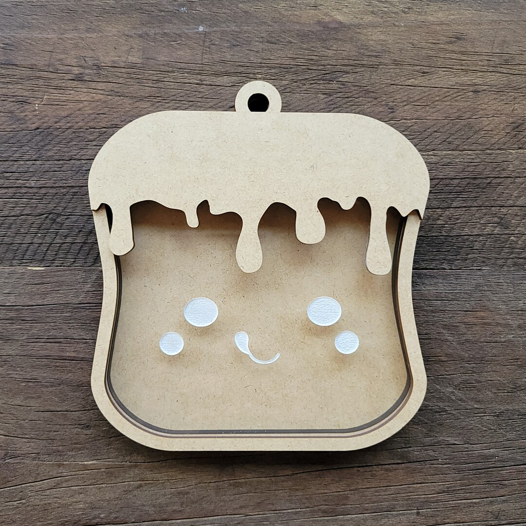 DIY Marshmallow Face Shaker Ornament Kit: Holiday Decor With Gift Card ...