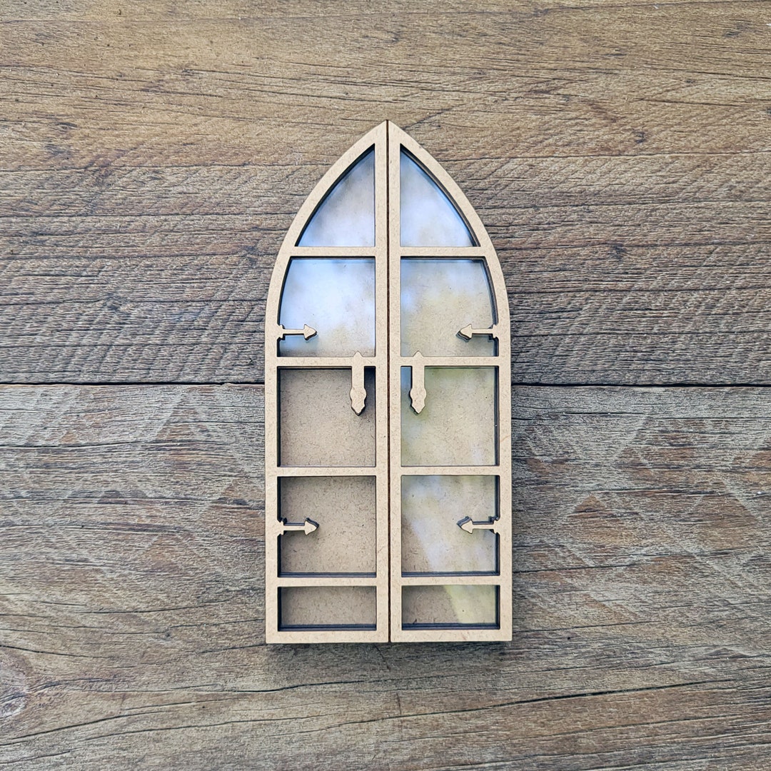 Cathedral Door - Church Door Shaker Craft Kit Set - Laser Cut MDF and ...