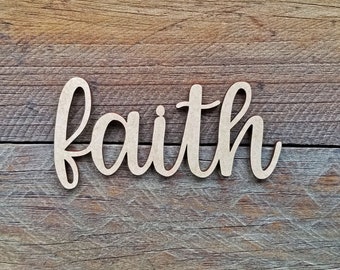 Faith Word Art - Etsy