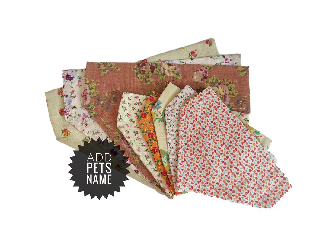 Hundehalstuch personalisiert Hundehalstuch Katzenhalstuch Haustier ...