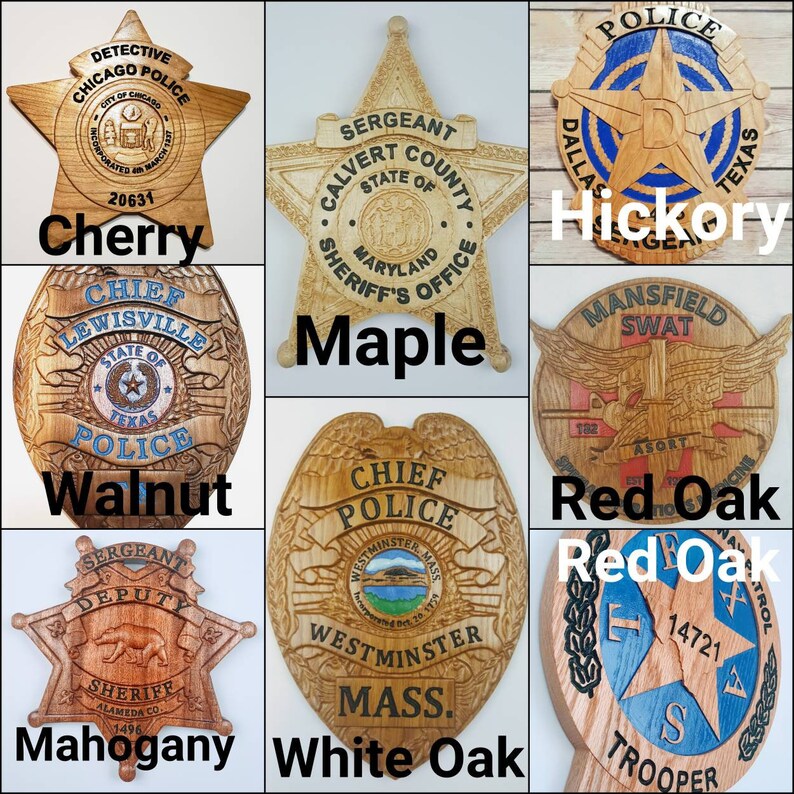 Columbus Police Department Personalized Badge Plaque | Etsy