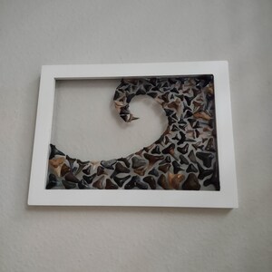 Framed Shark Teeth Wave - Etsy