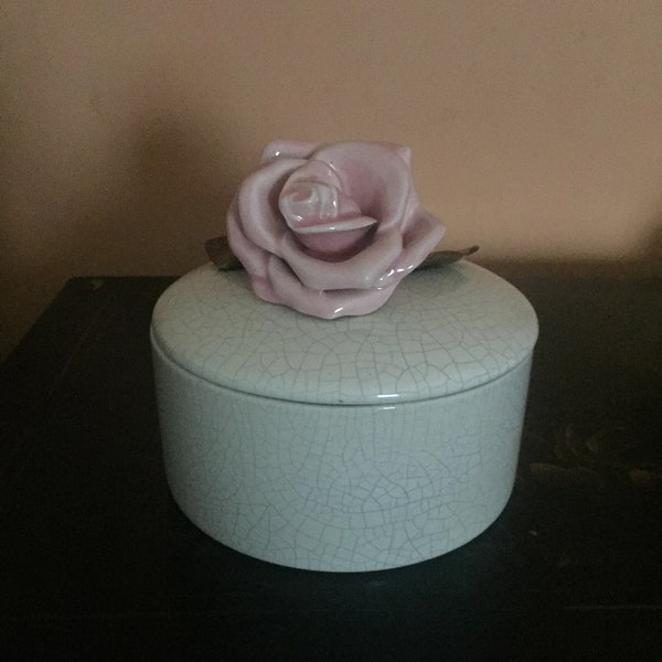 Rose Trinket Box - Etsy