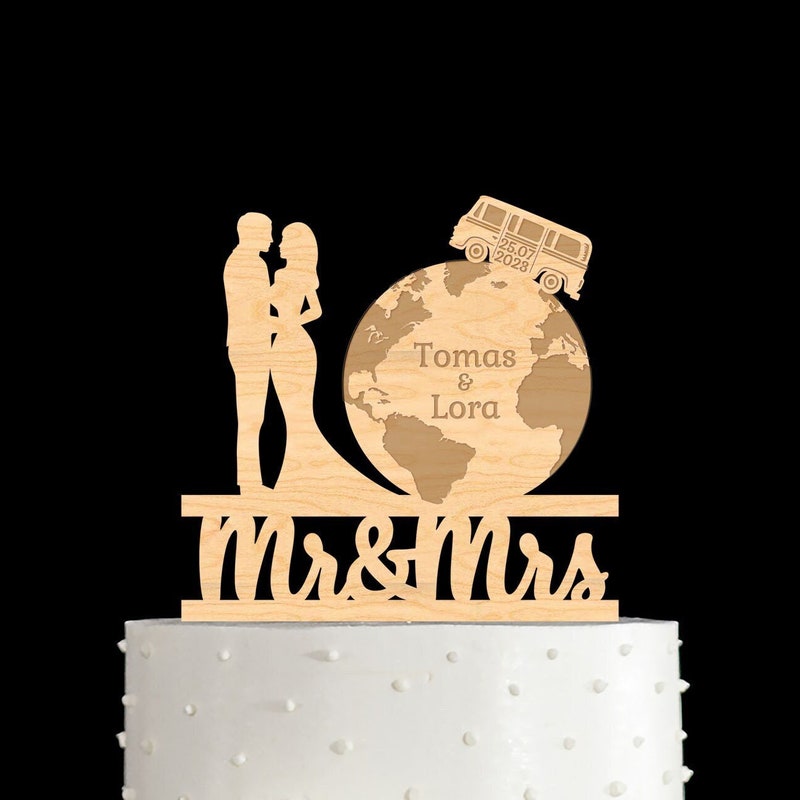 Travel Cake Topper - Etsy