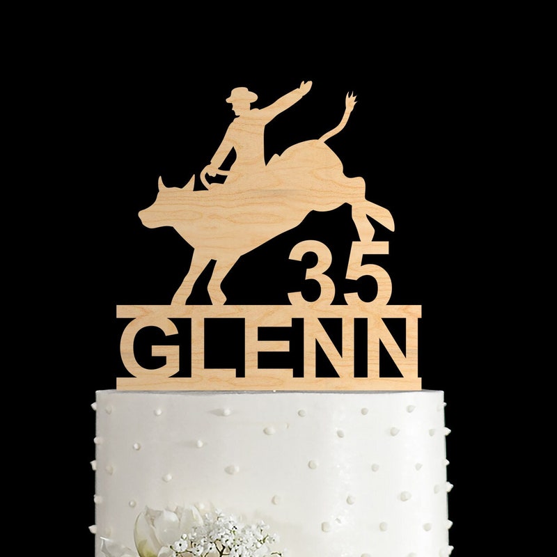 Western Cake Topper - Etsy