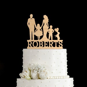 Family Cake Topper, Children Cake Topper, Dog Cake Topper, Wedding Cake ...