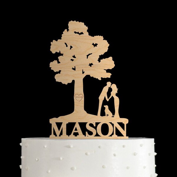 Tree Cake Topper - Etsy