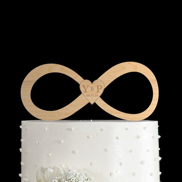 Infinity Cake Topper - Etsy