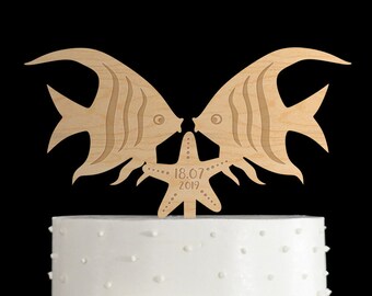 Fish Cake Topper - Etsy