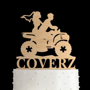 ATV Cake Topper,4 Wheeler Cake Topper,atv Couple Cake Topper,atv ...