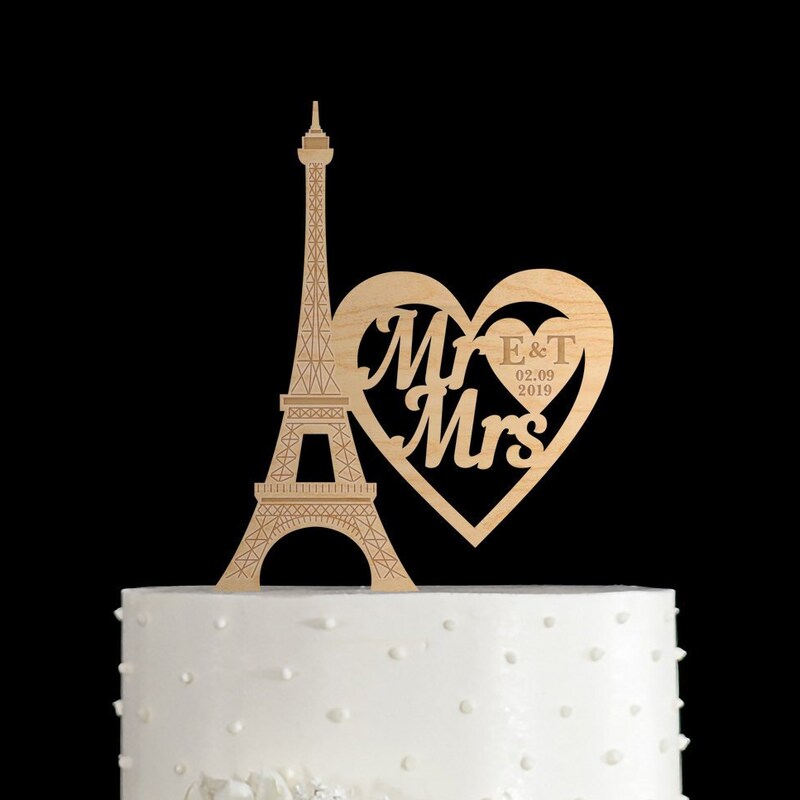 Eiffel Tower Cake Topper - Etsy