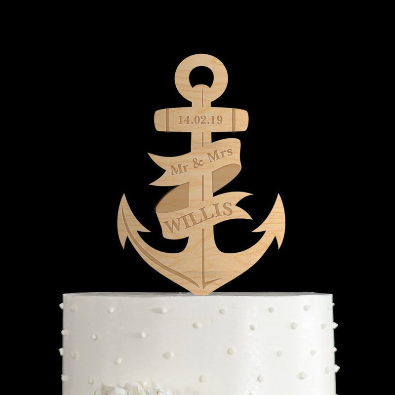 Nautical Cake Topper - Etsy
