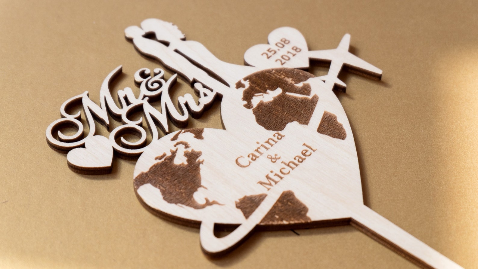 Princess Cake Topper,mermaid Theme Wedding Cake Topper,mermaid Cake ...