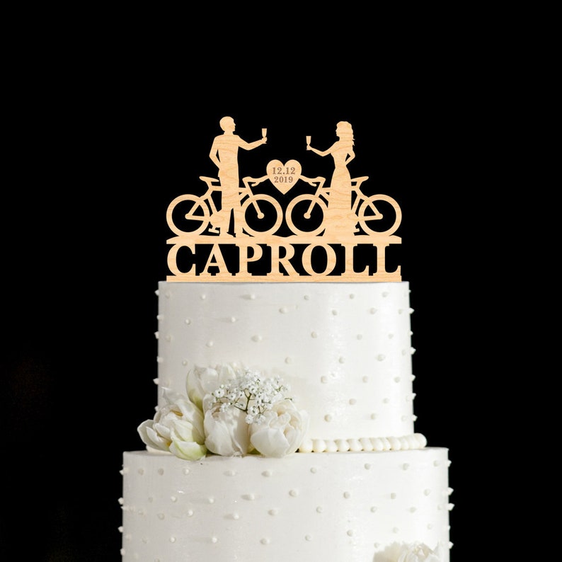 Bicycle Cake Topperbike Cake Topperbicycle Wedding Cake - Etsy