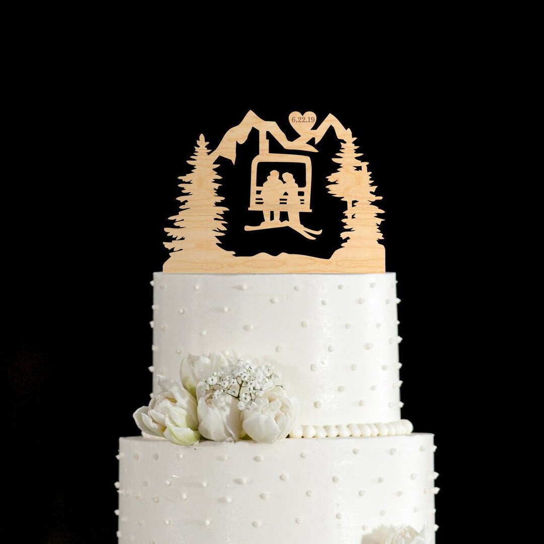 Snowboard Ski Mr and Mrs Wedding Cake Topper,snowboard Cake Topper,ski ...
