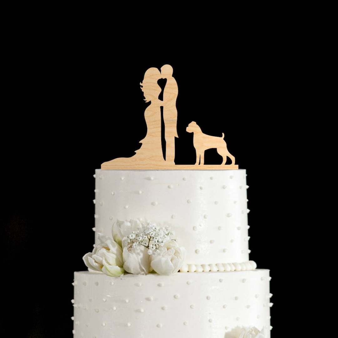 Boxer Dog,boxer Wedding Cake Topper,dog Cake Topper,boxer Dog Topper ...