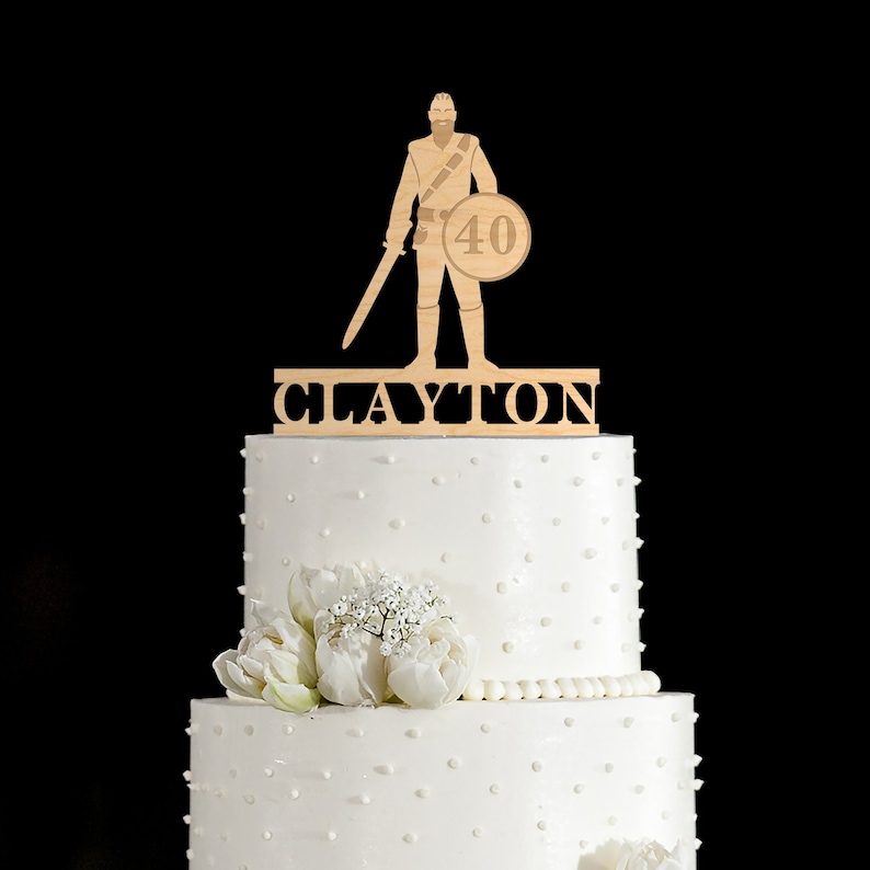 Viking Birthday Cake Topper,custom Birthday Cake Topper Name,viking ...