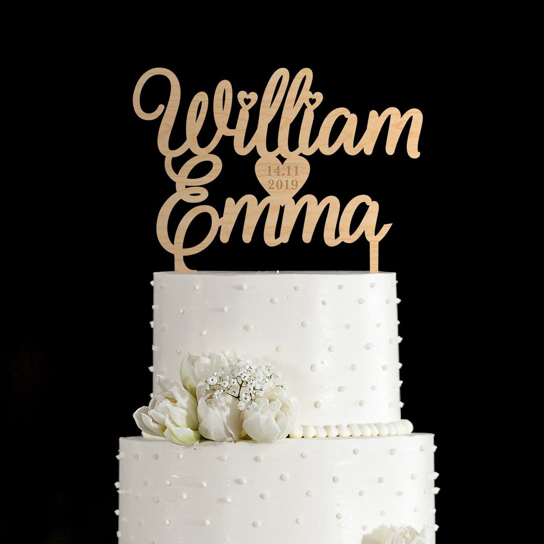 Name Wedding Cake Topper,name Cake Toppers,mr Mrs Topper,mr Mrs Cake ...