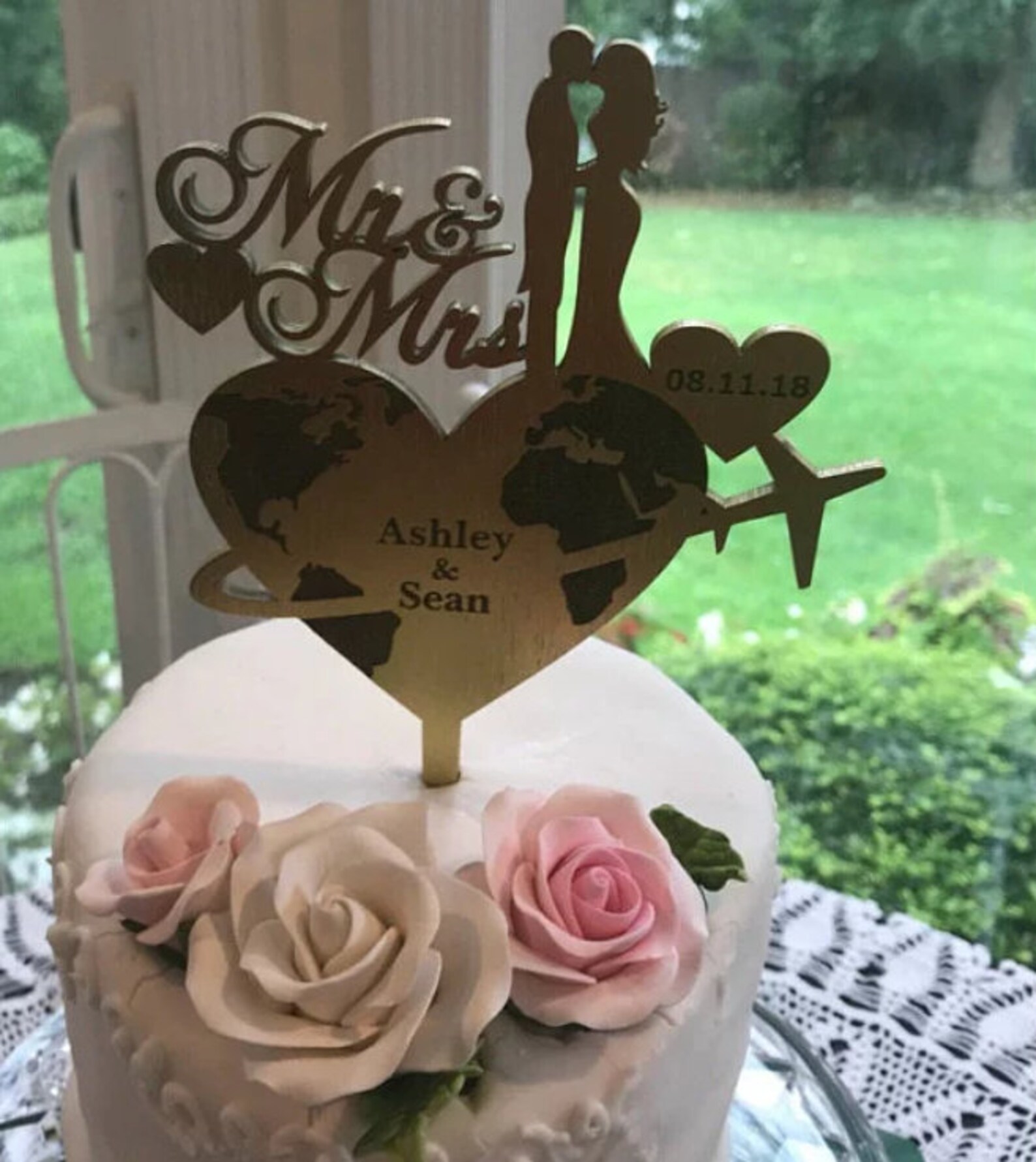 Travel Cake Toppertravel Wedding Cake Toppertravel - Etsy