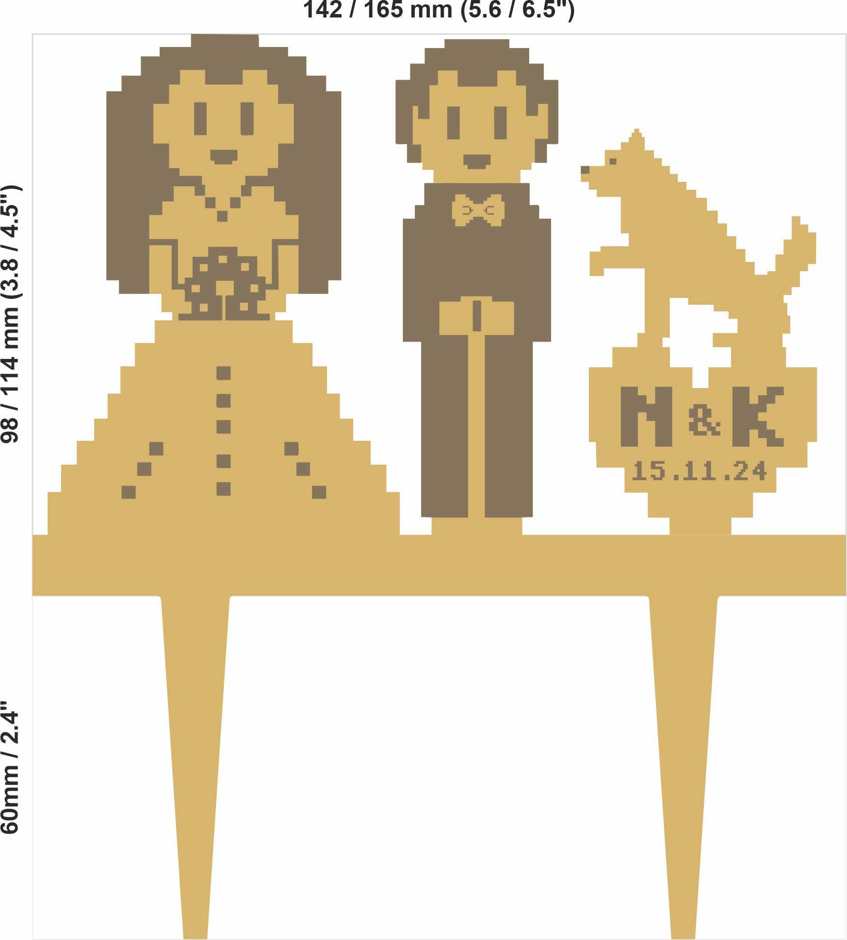 Wedding Cake Topper, 8 Bit Cake Topper, Game Video Cake Topper, Gamer ...