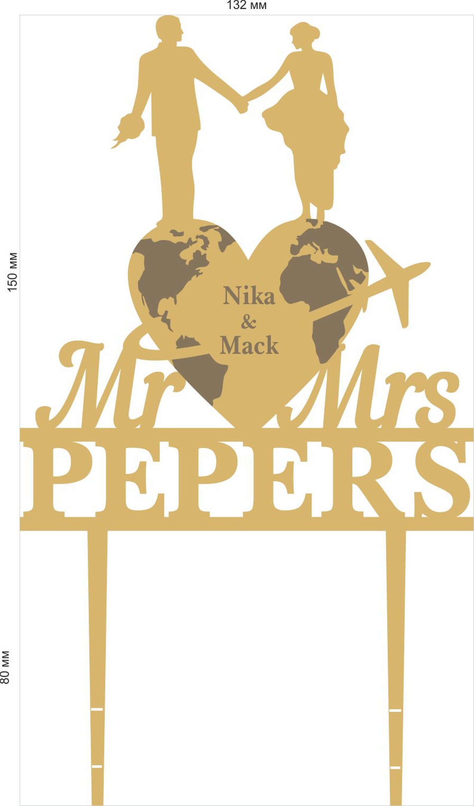 Cake Topper Traveltravel Cake Toppertravel Wedding Cake | Etsy