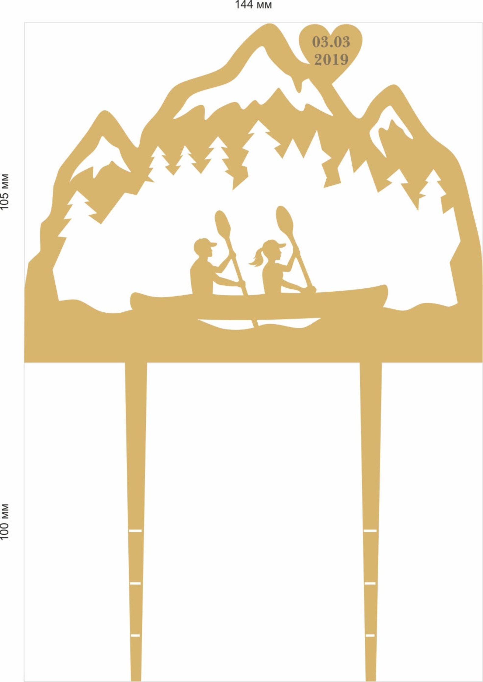 Kayak Cake Topper,mountain Wedding Cake Topper,mr N Mrs Cake Topper ...