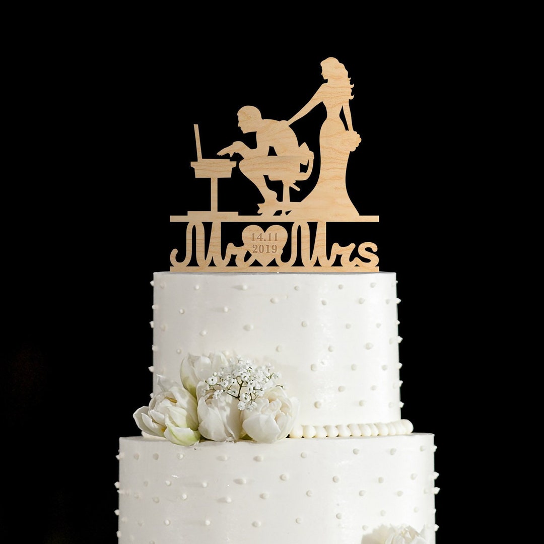 Nerd Computer Cake Topper,computer Programmer Topper,nerd Computer Topper,code Programmer ...
