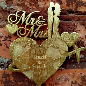 Travel Wedding Cake Topper,travel Cake Topper,travel Wedding Cake ...