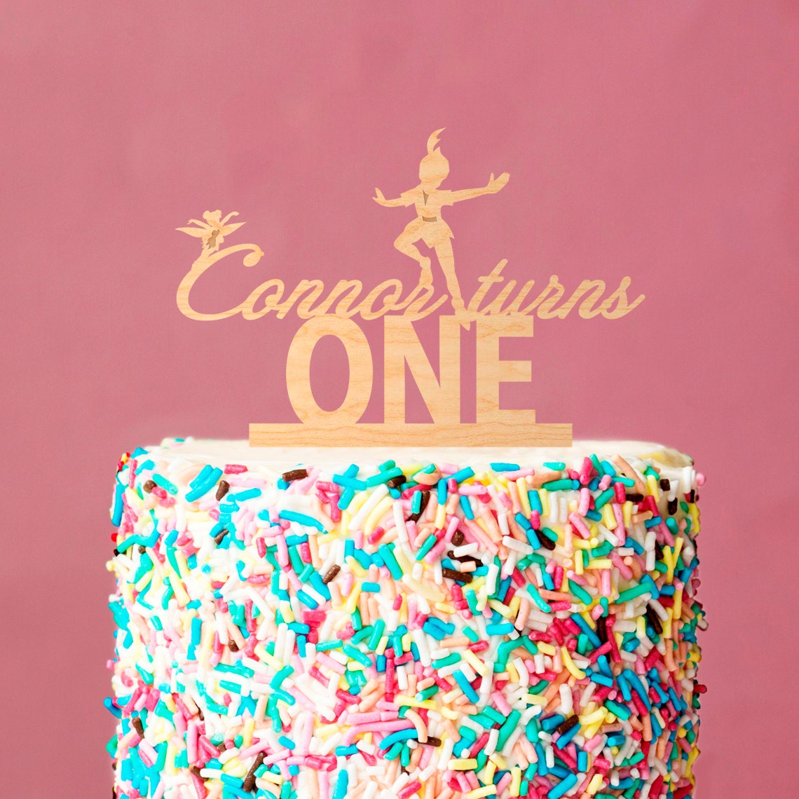 Birthday Cake topperpeter panneverlandpeter pan cake | Etsy