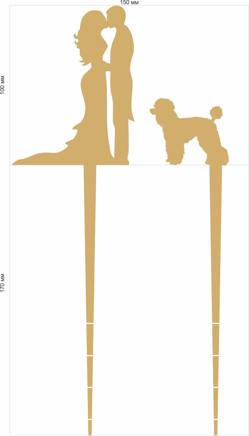 Poodle,poodle Cake Topper,poodle Wedding,dog Wedding,wedding Cake ...