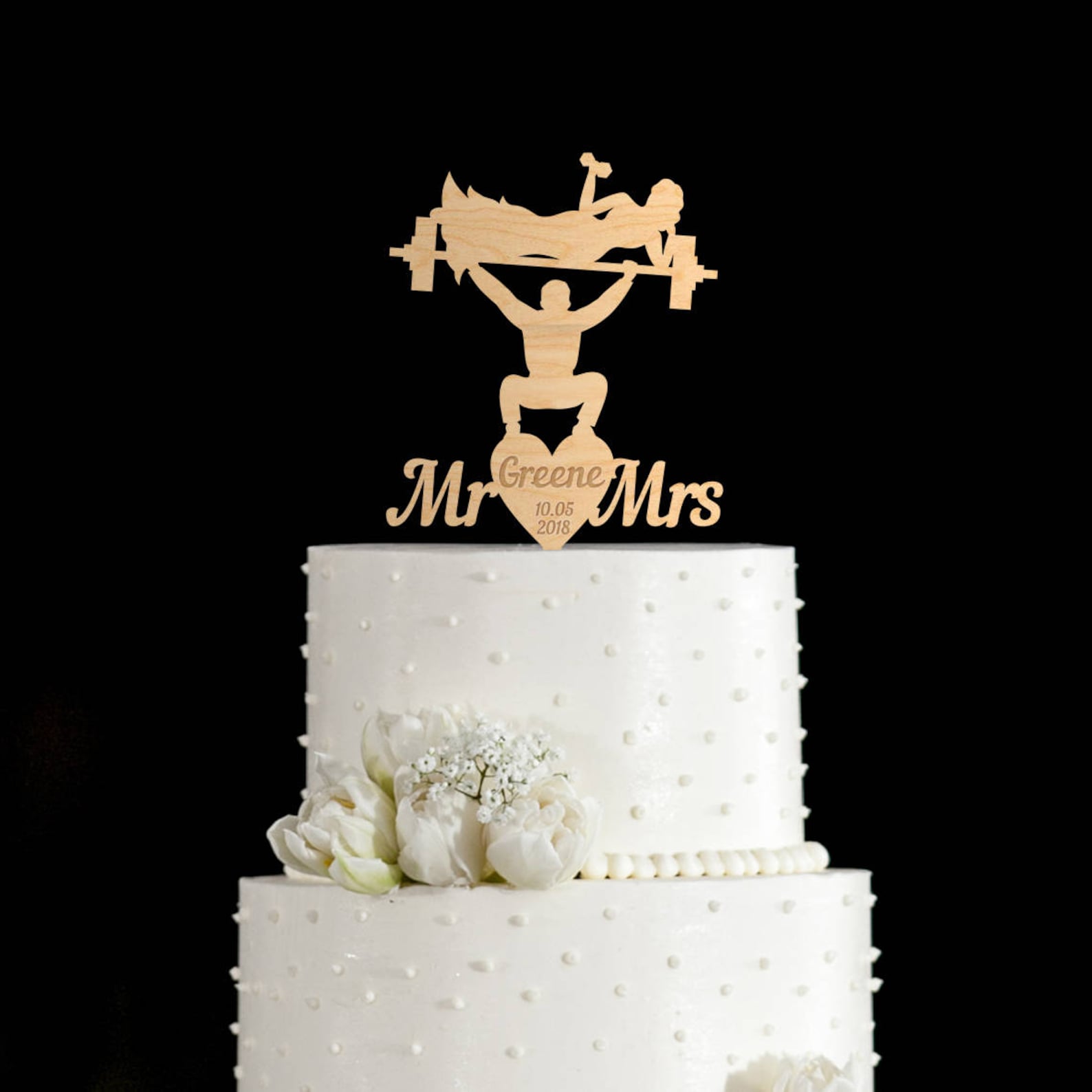 Gym Cake Topperweight Lifting Cake Topperweightlifting Cake - Etsy