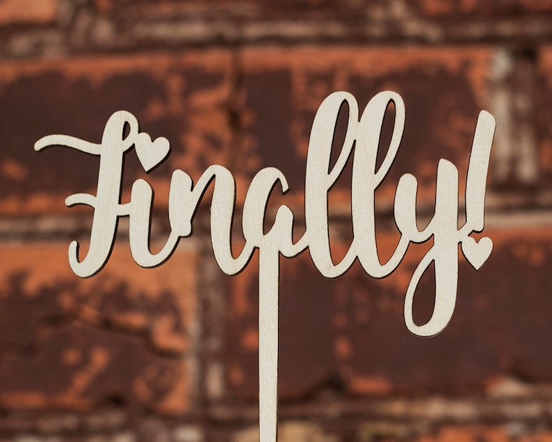 Finally Mr and Mrs Cake Topperfinally Cake Topperfinally - Etsy