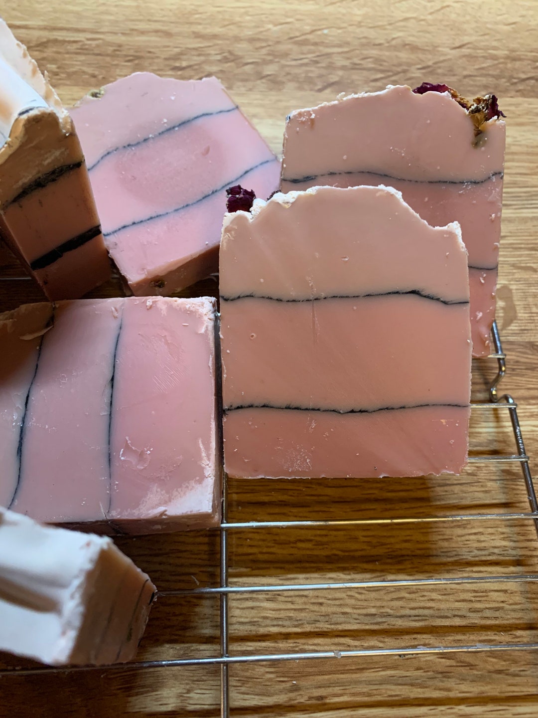 Rose Clay and Charcoal Cold Process Soap, English Rose Scented - Etsy
