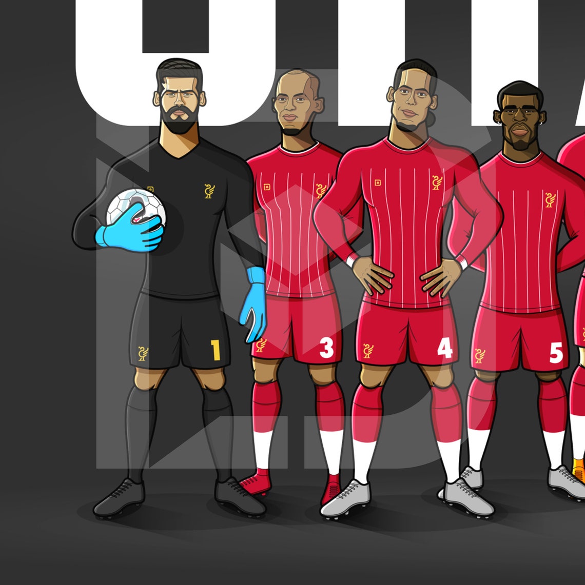 Liverpool Premier League Champions 2019/20 Print. Great Poster - Etsy