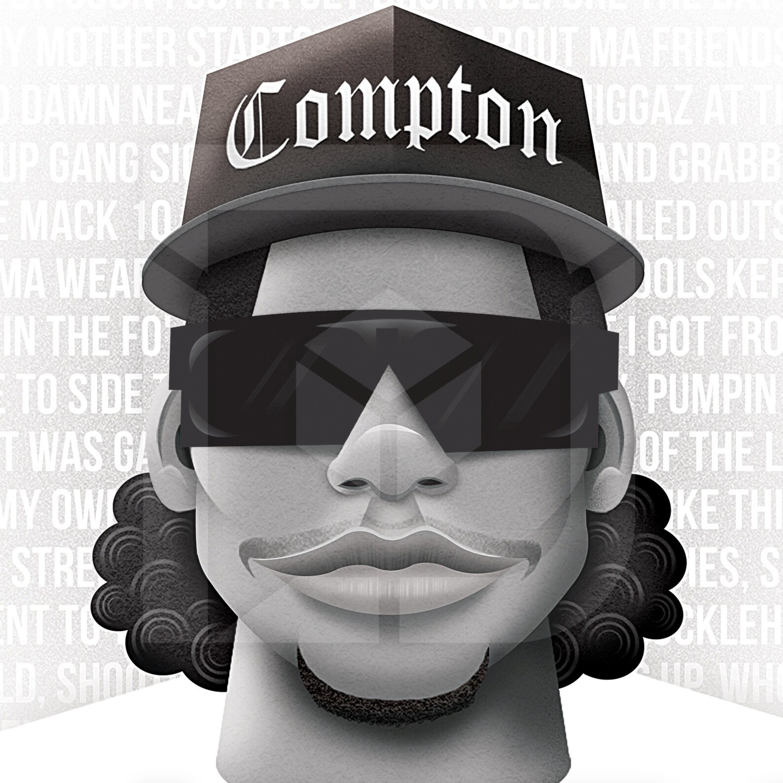 Eazy-E Cruising Down The Street In My 64 A4 poster: Compton | Etsy