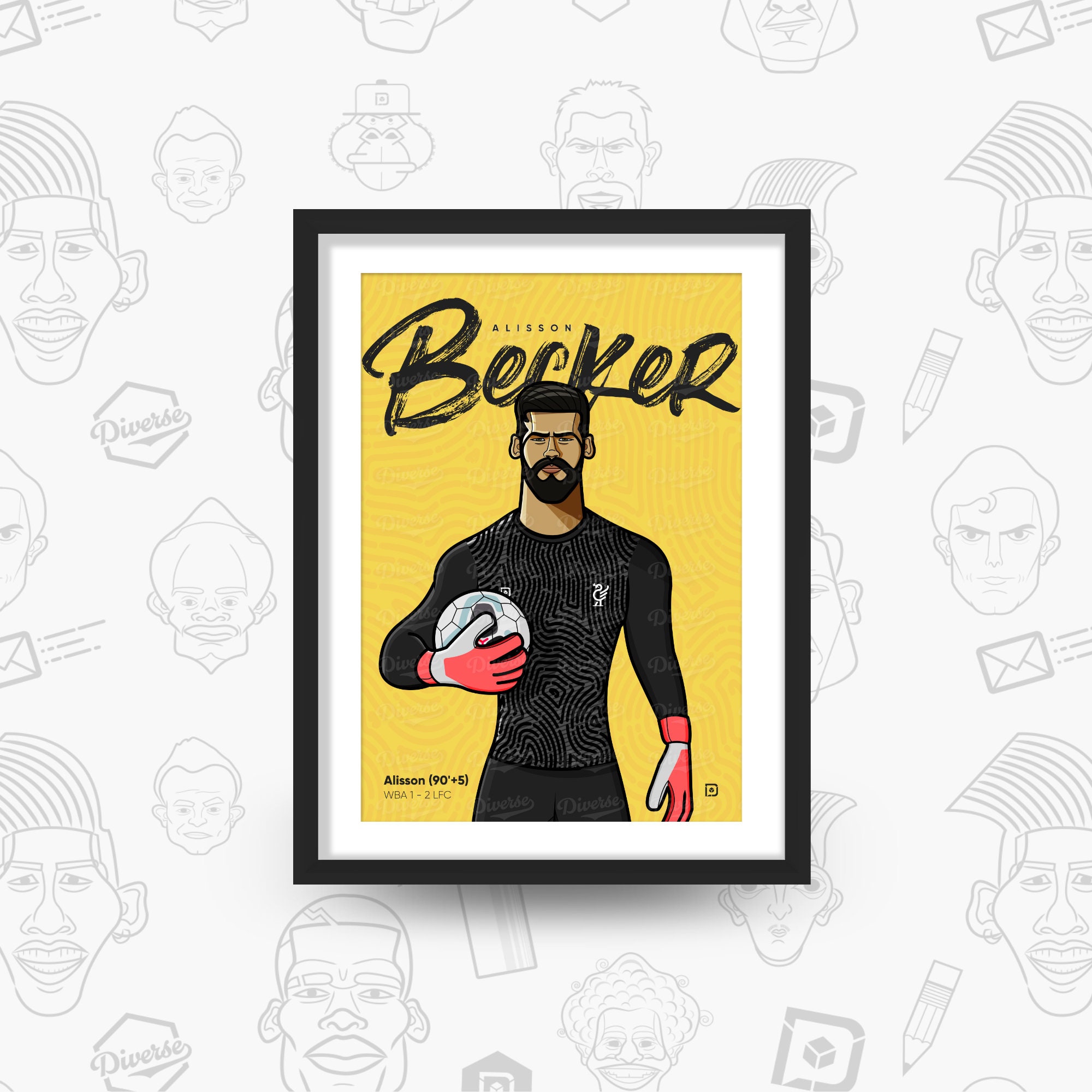 Alisson Becker: A4 Poster of Liverpool FC Player Alisson - Etsy UK
